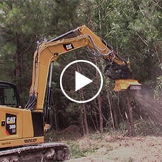 Mini Excavator Mulcher Attachments - Super Tough, Incredibly Light